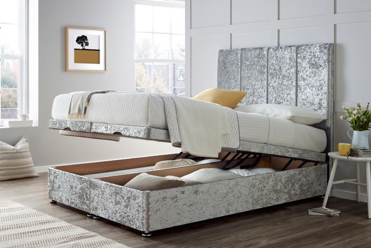 Wayfair Sleep Divan Bed with 24" Headboard on Struts | Wayfair.co.uk