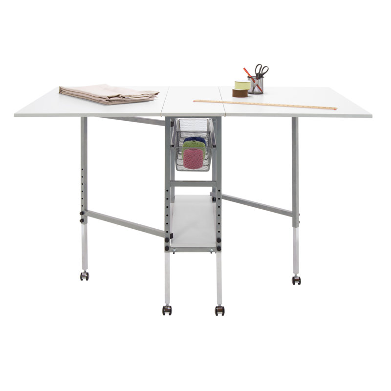 Sew Ready 58.75'' x 36.5'' Foldable Sewing Table with Sewing Machine ...
