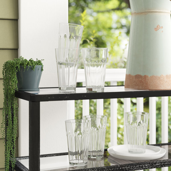 Ebern Designs Mcanulty 6 - Piece 18oz. Acrylic Drinking Glass Glassware ...