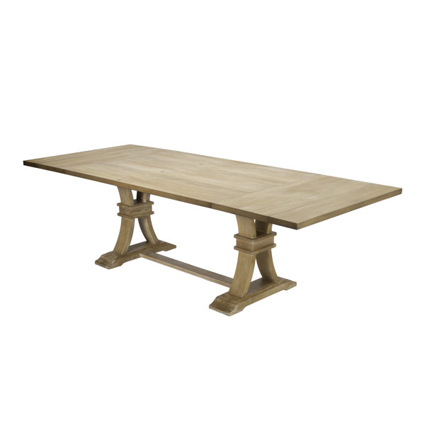 Gracie Oaks Dewitt Extendable Trestle Dining Table & Reviews | Wayfair