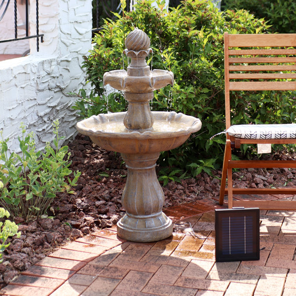 Solar-powered-garden-fountains | Wayfair