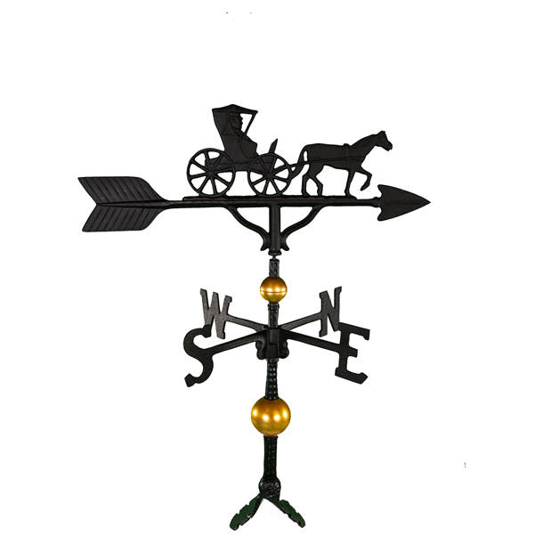 Montague Metal Products Deluxe Rooster Weathervane & Reviews | Wayfair