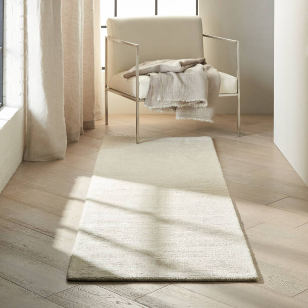 Calvin Klein Handmade Hand Hooked Ivory Rug & Reviews | Wayfair