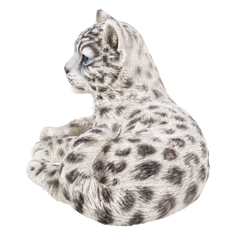 Hi-Line Gift Ltd. Snow Leopard Cub Statue & Reviews | Wayfair