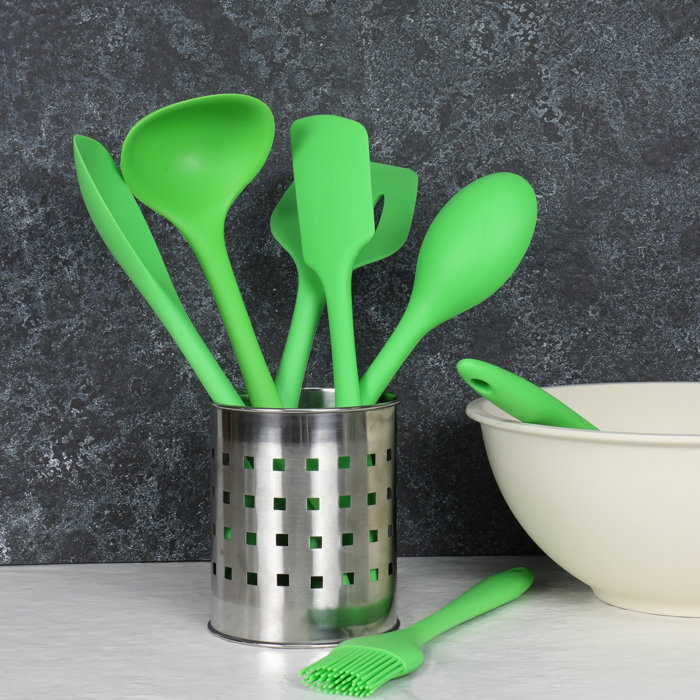 Chef Craft 7 -Piece Silicone Assorted Kitchen Utensil Set & Reviews ...