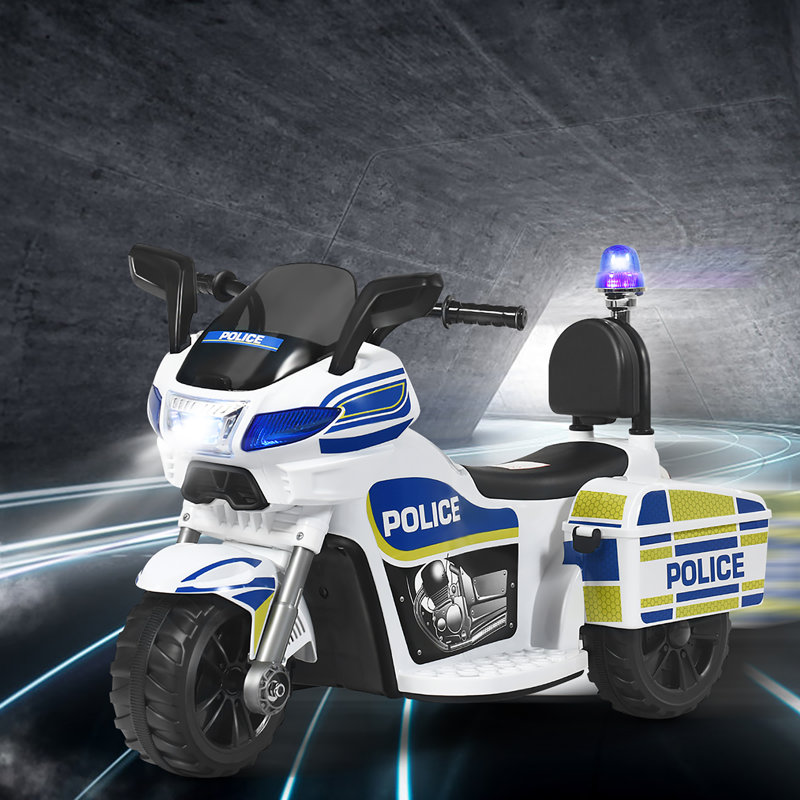 Costway Kids Police Motorcycle | Wayfair