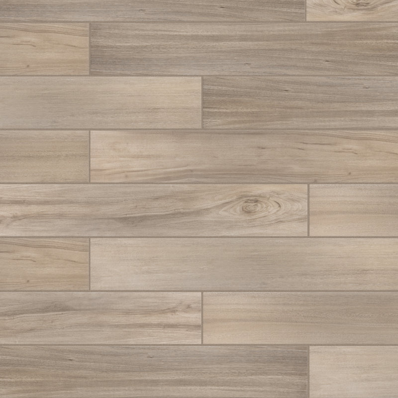Merola Tile Mt Royale 6" x 36" Porcelain Wood Look Floor and Wall Tile ...