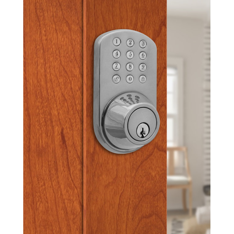 Milocks Keyless Entry Electronic Deadbolt & Reviews | Wayfair