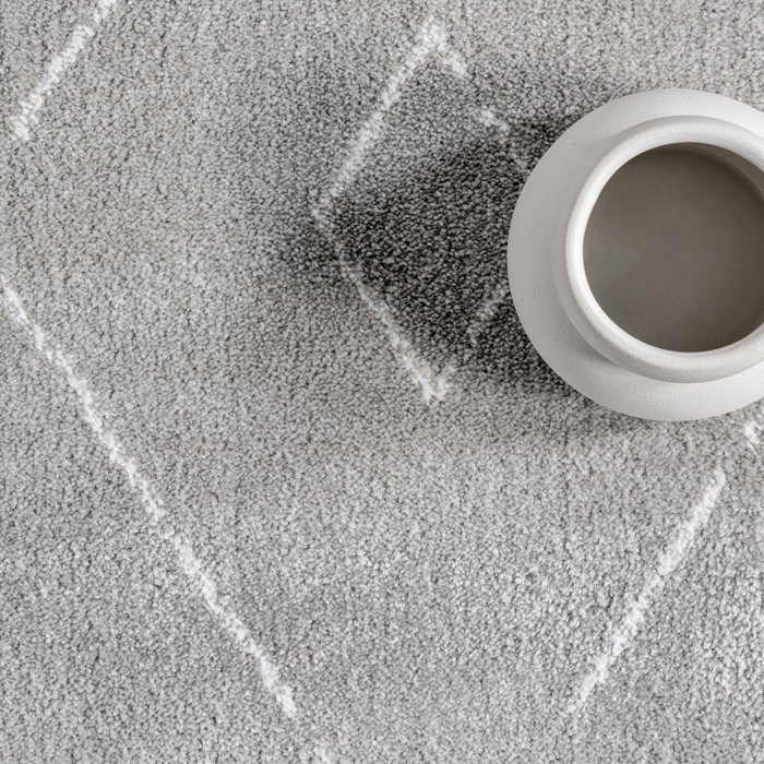 Union Rustic Harshad Handmade Performance Gray Rug & Reviews | Wayfair