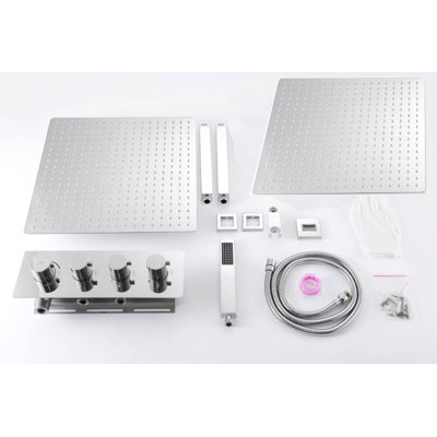 Wonderland America Complete Shower System with Rough-in Valve | Wayfair