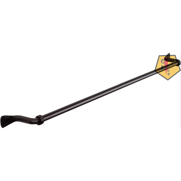 GN109 Rustic Modern Wrought Iron Large Towel Holder | Fancy 26" Rot Bar ...