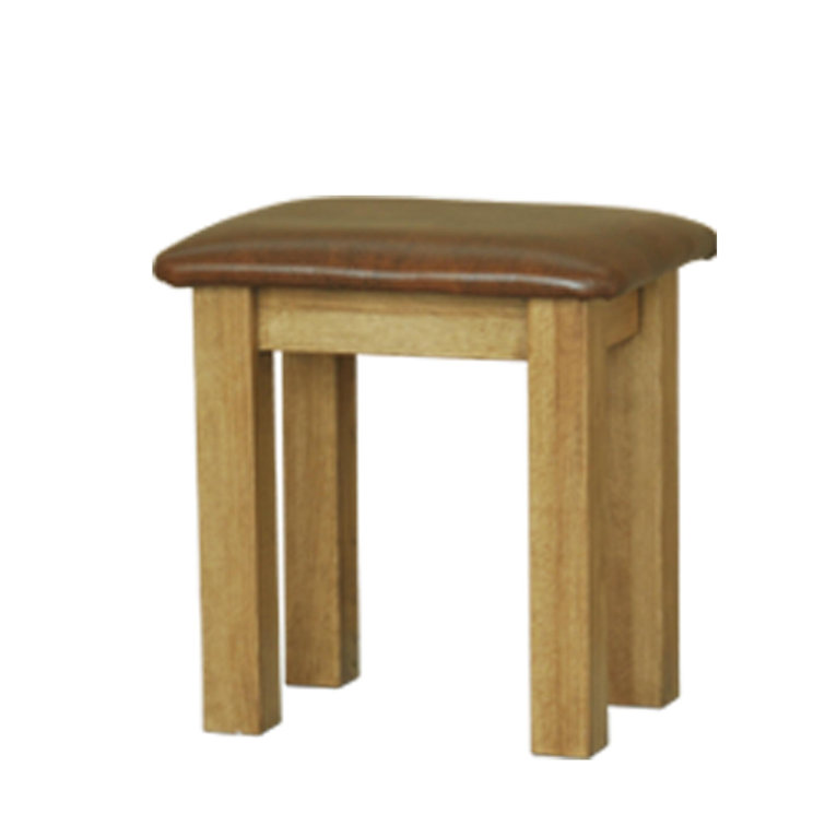 ClassicLiving 48cm Tall Solid Wood Dressing Table Stool | Wayfair.co.uk