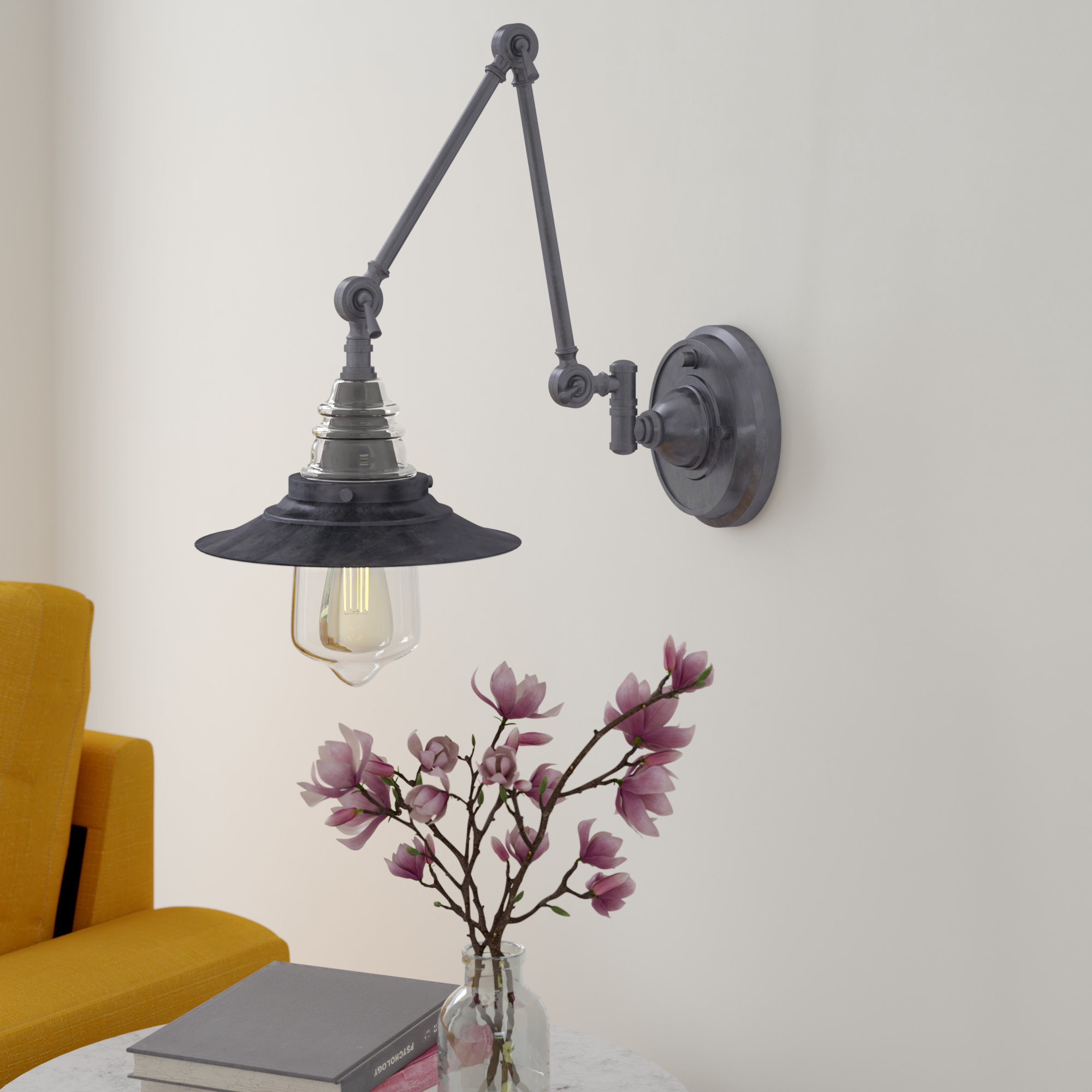 Brayden Studio® Cearley Swing Arm Sconce | Wayfair