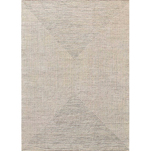 17 Stories Linnon Light Beige Rug & Reviews | Wayfair