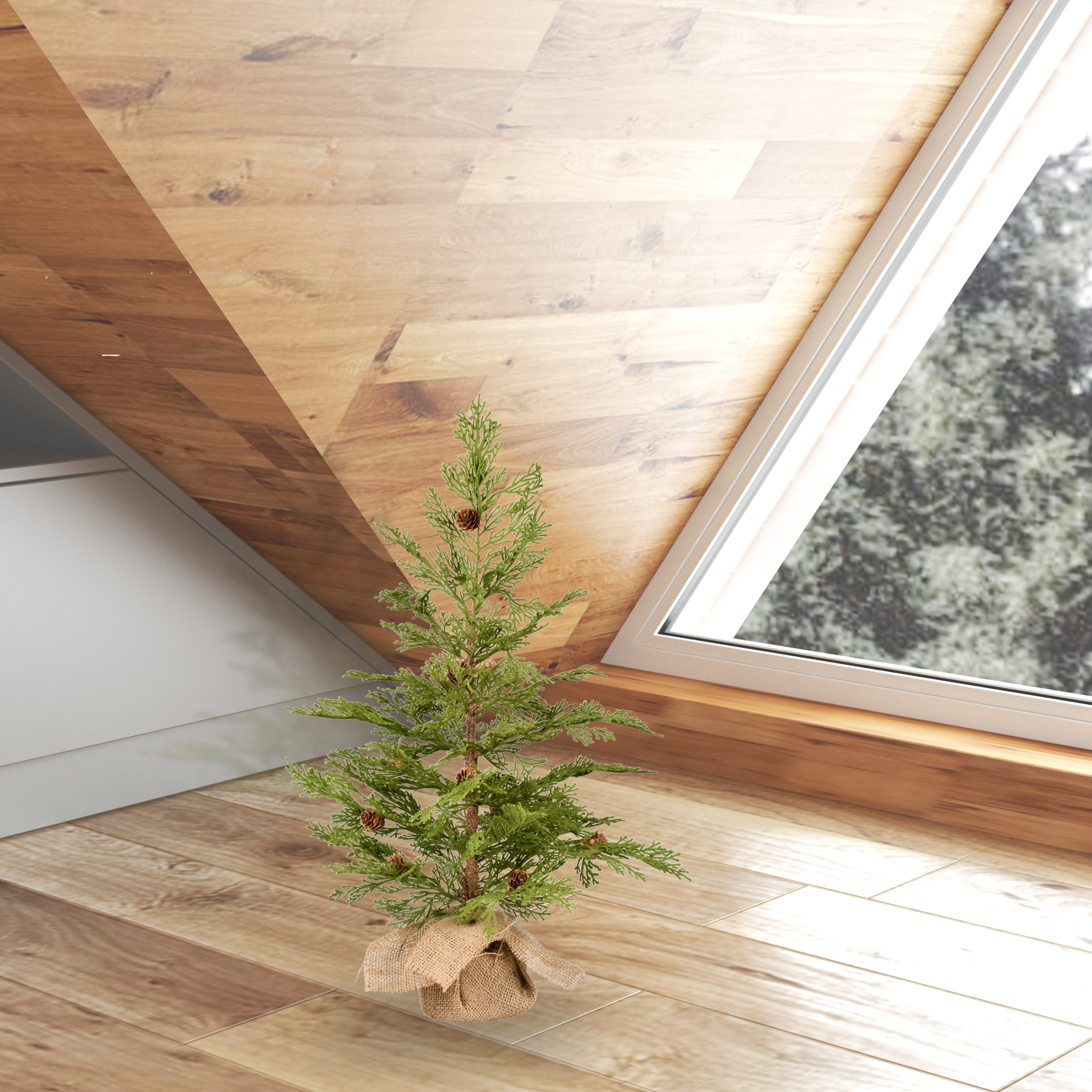 Vickerman 24'' Artificial Cedar Christmas Tree | Wayfair