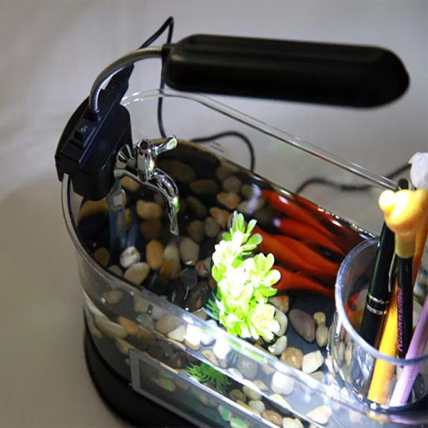 Tucker Murphy Pet™ Cheril 1.8 Gallons USB Desktop Aquarium Kit ...