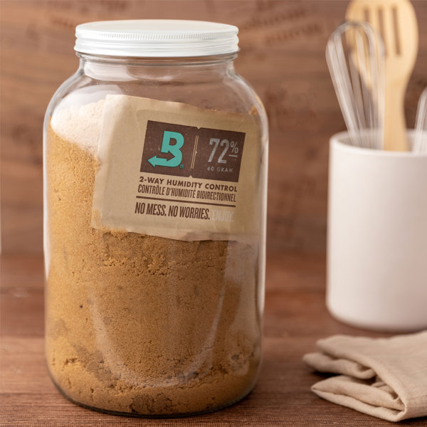 kitchentoolz Gallon Glass Mason Jar Cigar Humidor With Boveda 72% And ...