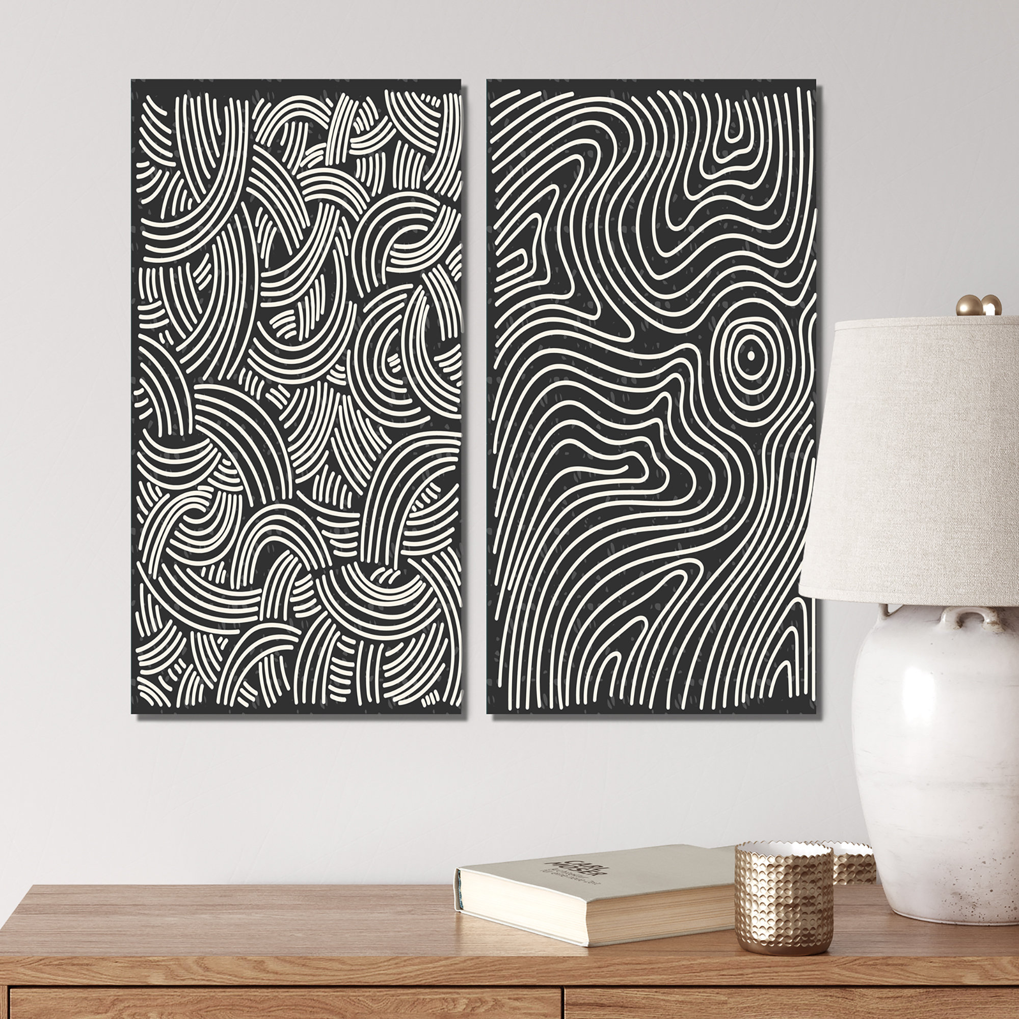 Wrought Studio Japanese Vintage Abstract Retro Designs XIII Japanese ...