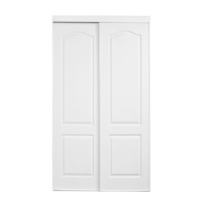 Renin Paneled Manufactured Wood Sliding Closet Doors | Wayfair