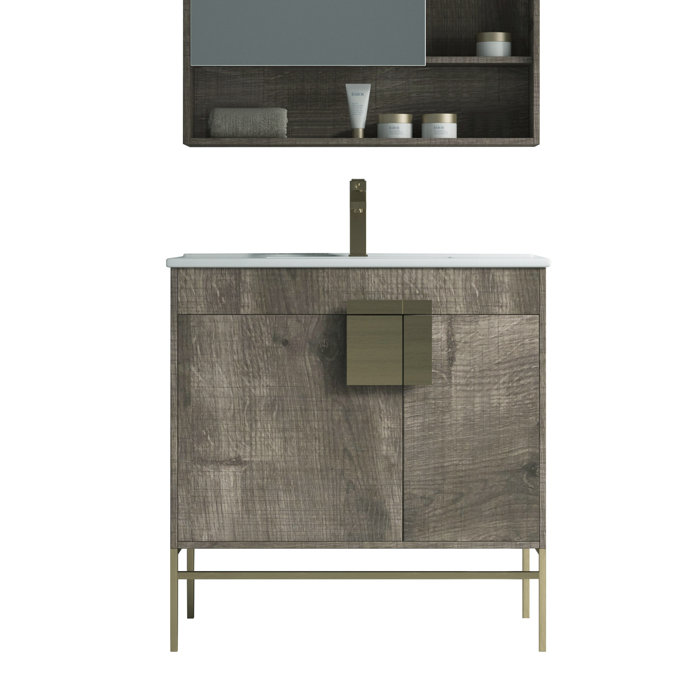 Everly Quinn Cartwright 32" Single Bathroom Vanity Set | Wayfair