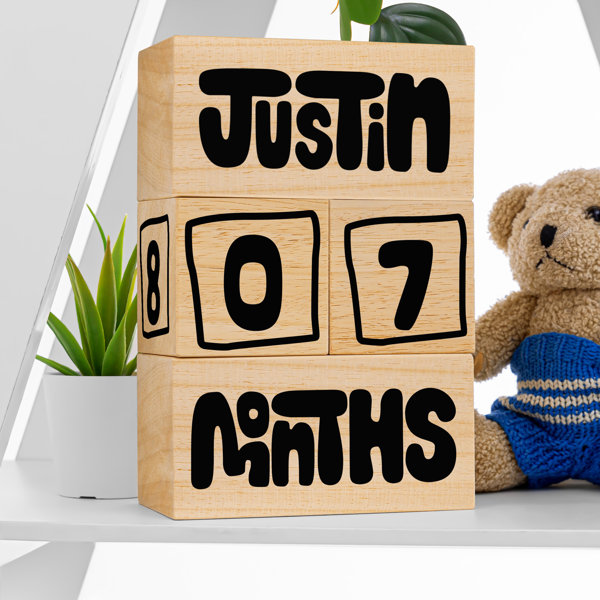 zarify Personalized Baby Building Blocks | Wayfair.co.uk
