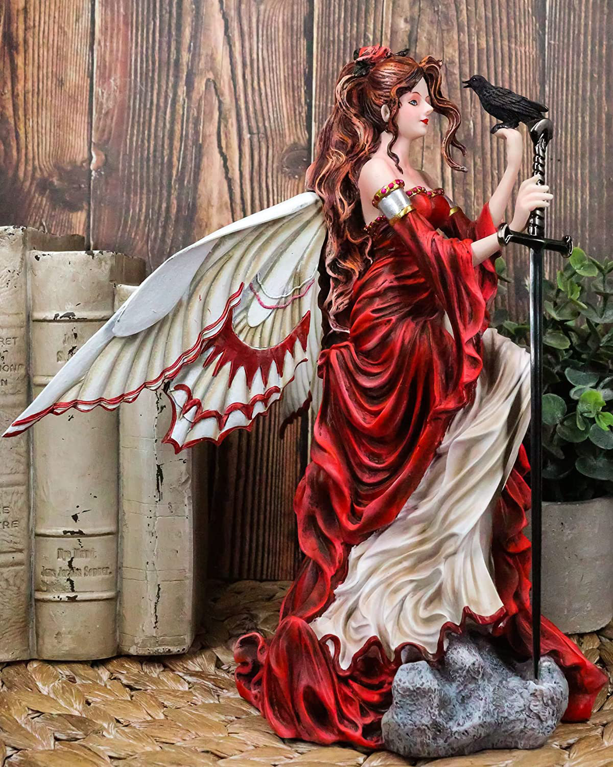 Trinx Fantasy Artist Nene Thomas ''Always'' Raven Fey Fairy In Red ...