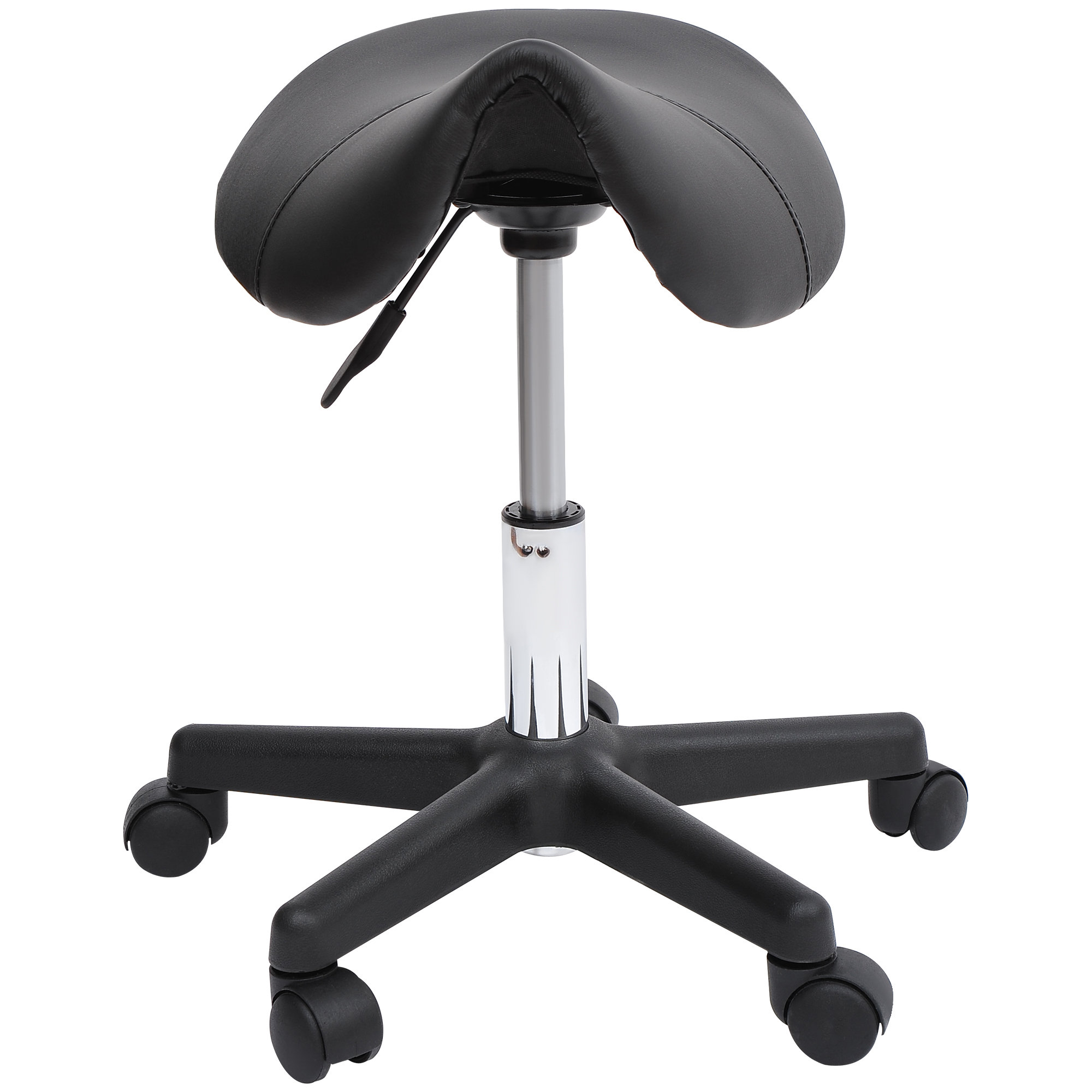 Inbox Zero Latanga Leather Height Adjustable Active Stool | Wayfair