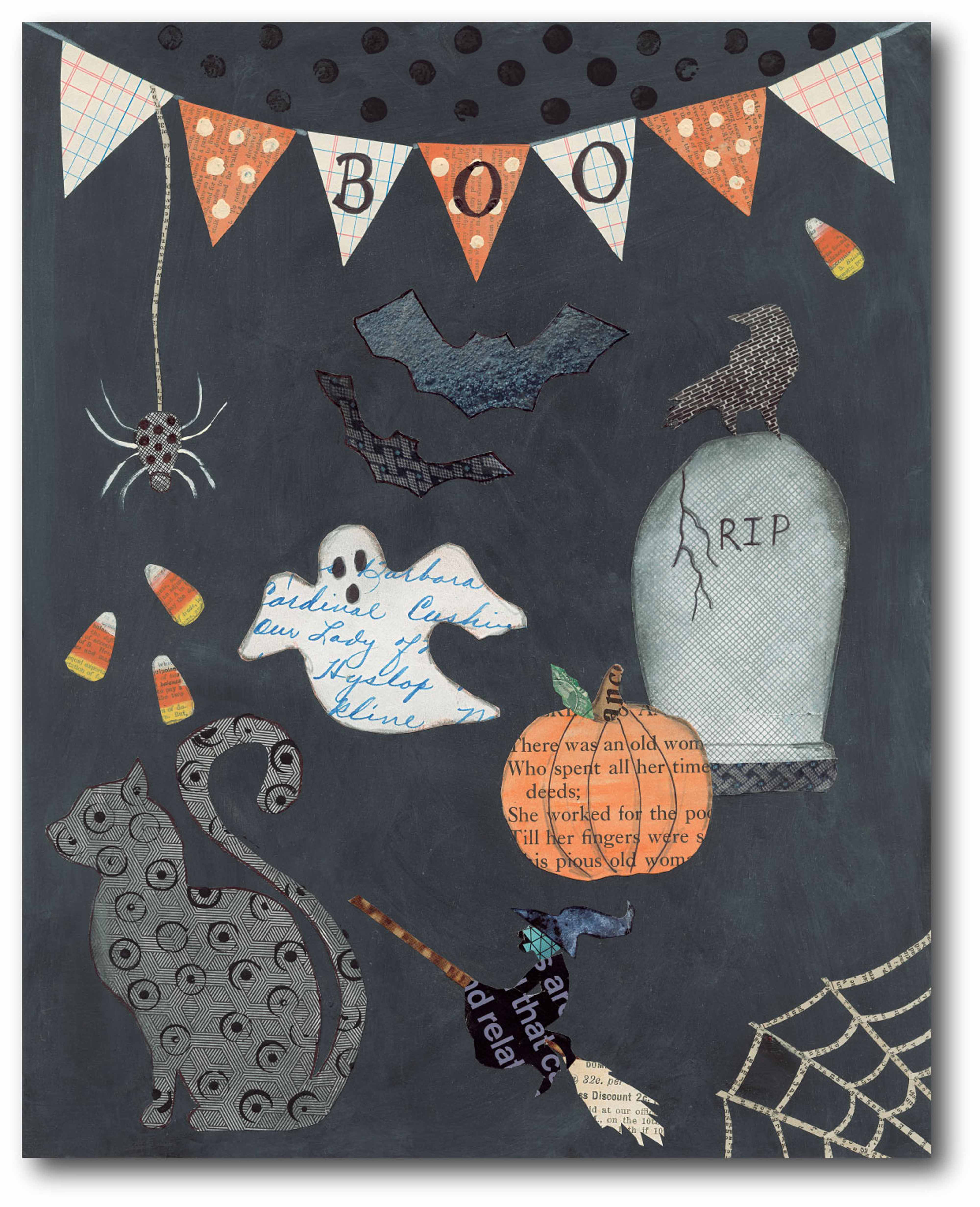 The Holiday Aisle® Halloween Whimsy II - Wrapped Canvas Graphic Art ...