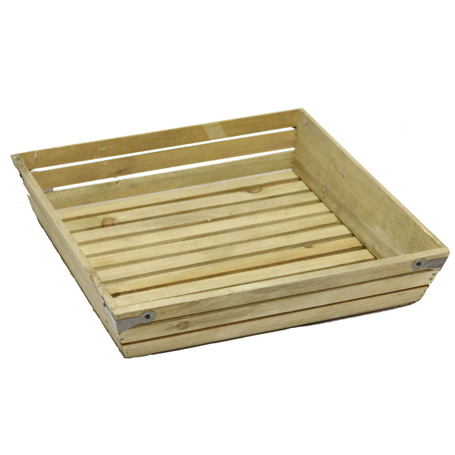Gracie Oaks Shallow Square Manufactured Wood Crate | Wayfair