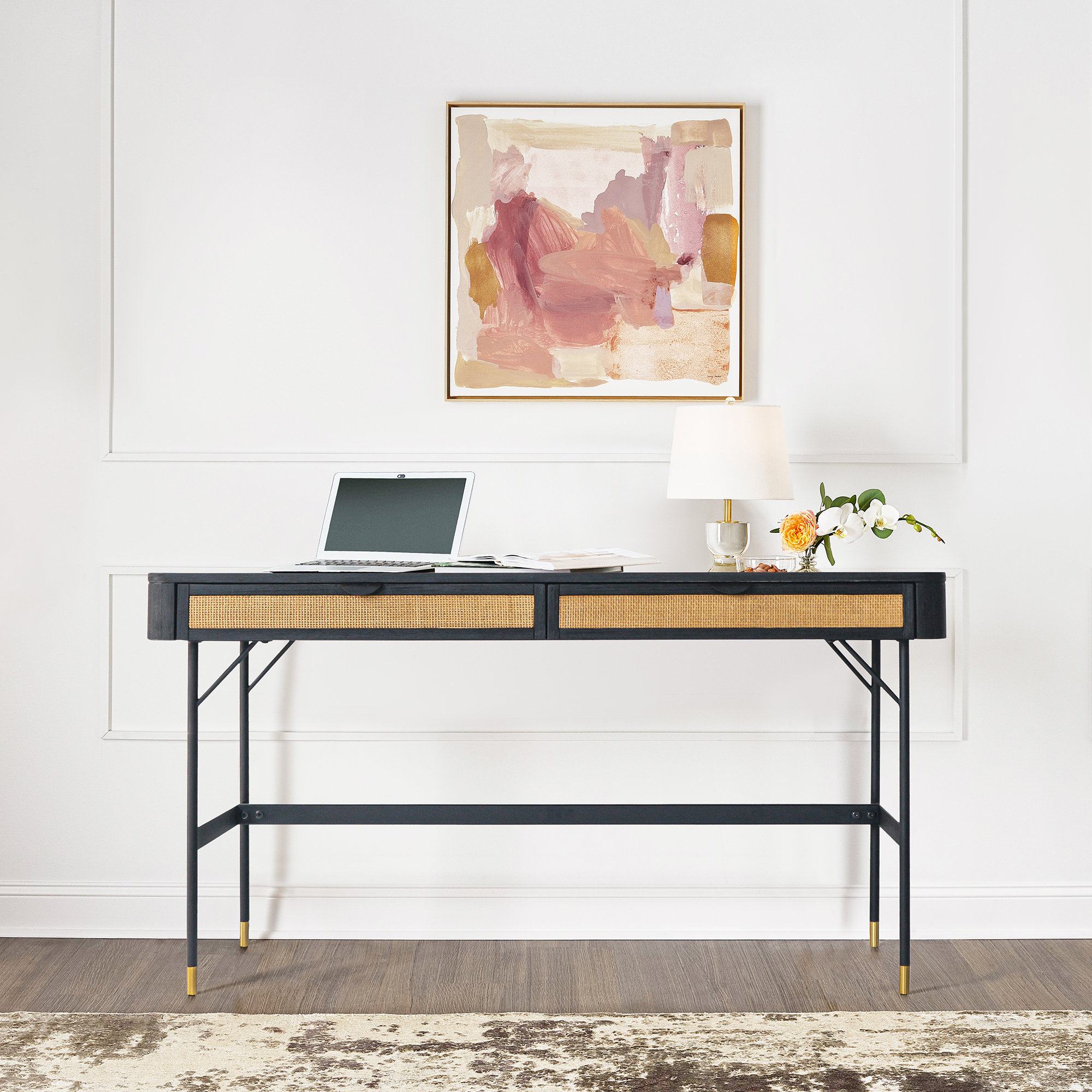 Bay Isle Home Jayvion 57'' Desk | Wayfair