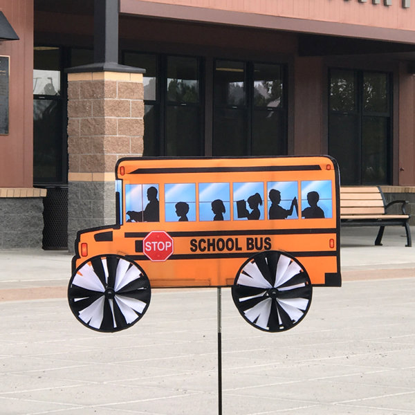 InTheBreeze 24" School Bus Spinner | Wayfair