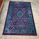 Bungalow Rose Eual Oriental Tufted Area Rug in Teal/Purple & Reviews ...