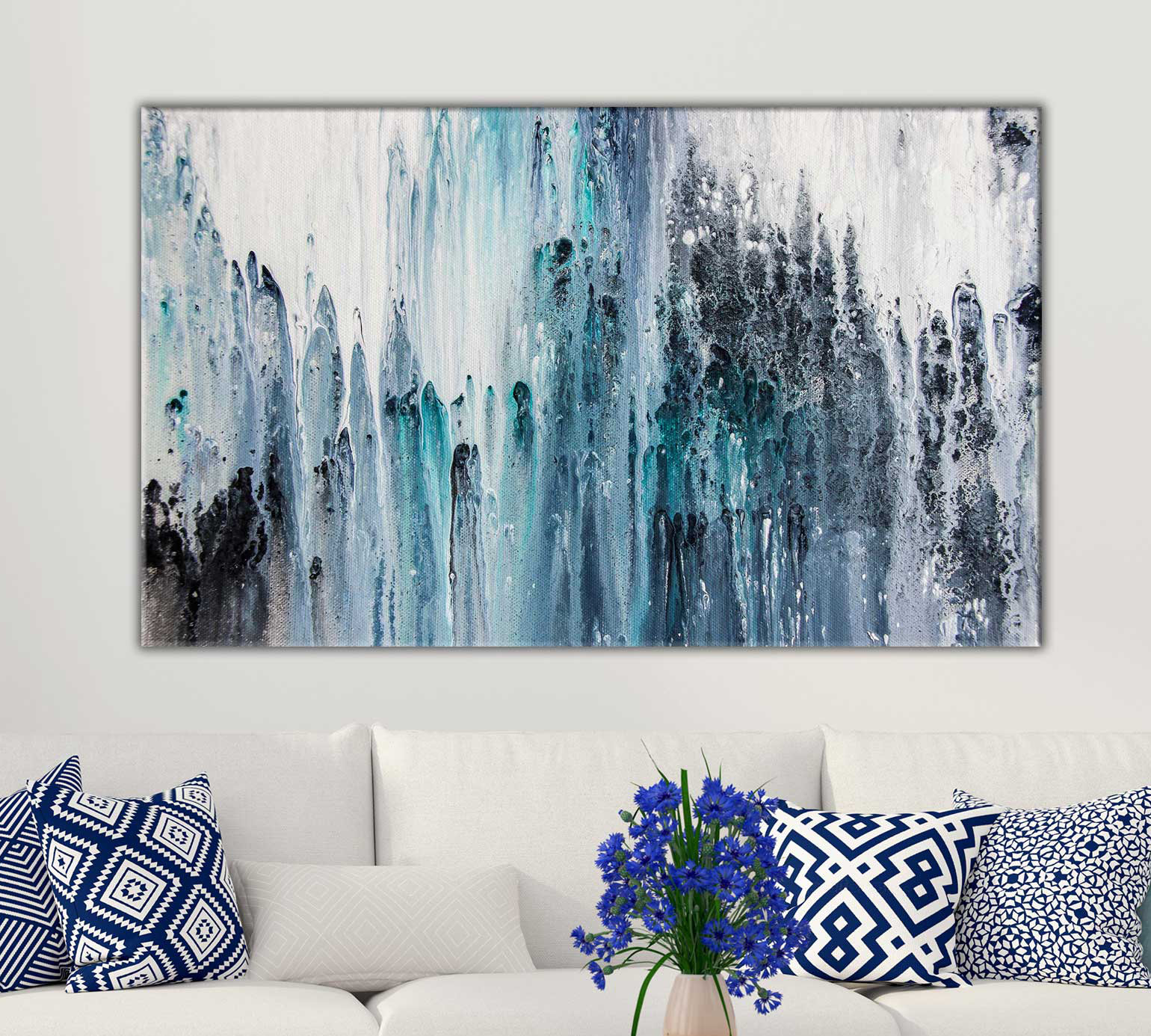 Wrought Studio Wet Paint On Canvas Print & Reviews | Wayfair