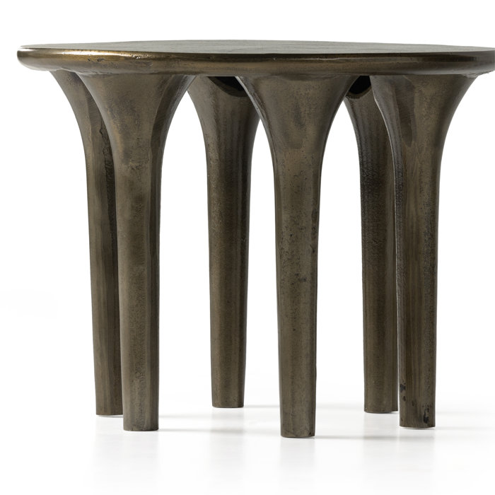 Joss & Main Zed 17'' Tall Abstract End Table | Wayfair