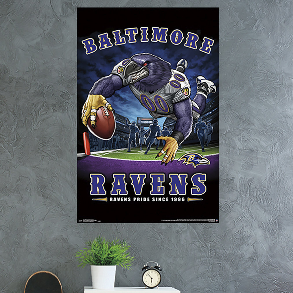 Trends International Baltimore Ravens - End Zone Paper Print | Wayfair