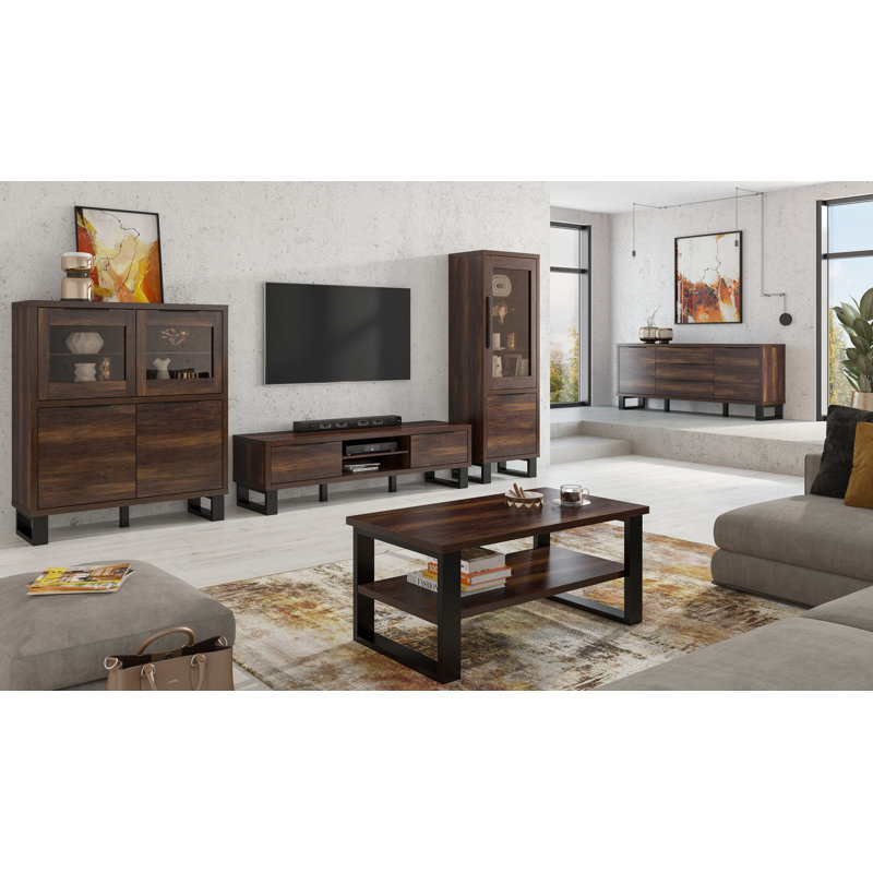 Union Rustic Erik 201Cm Wide 3 Drawer Sideboard | Wayfair.co.uk