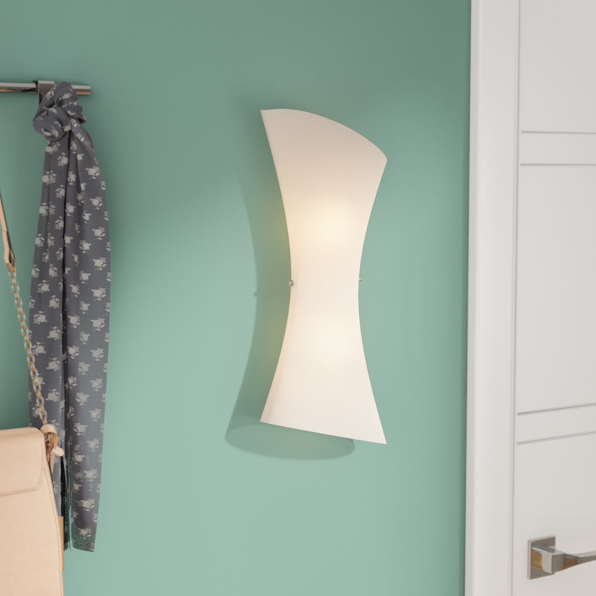 Orren Ellis Elysian Steel LED Flush Mounted Sconce & Reviews | Wayfair