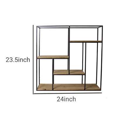 17 Stories Opperman 4 Piece Square Tiered Shelf | Wayfair