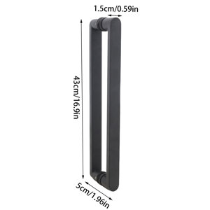JOYDING 16.9" Pair Door Pull Handle Entry Front Door Long Door Handle ...