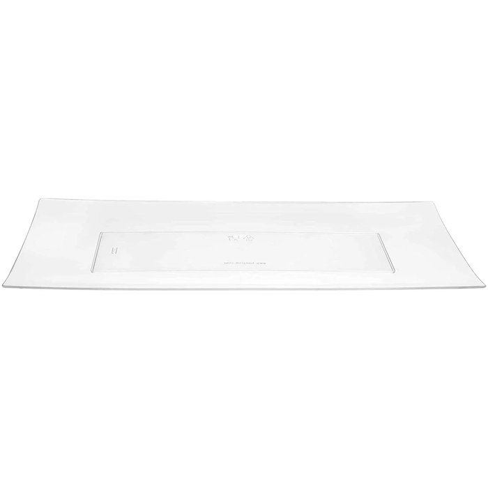 Nicole Fantini Collection Clear 13'' X 6.25'' Rectangular Plastic ...