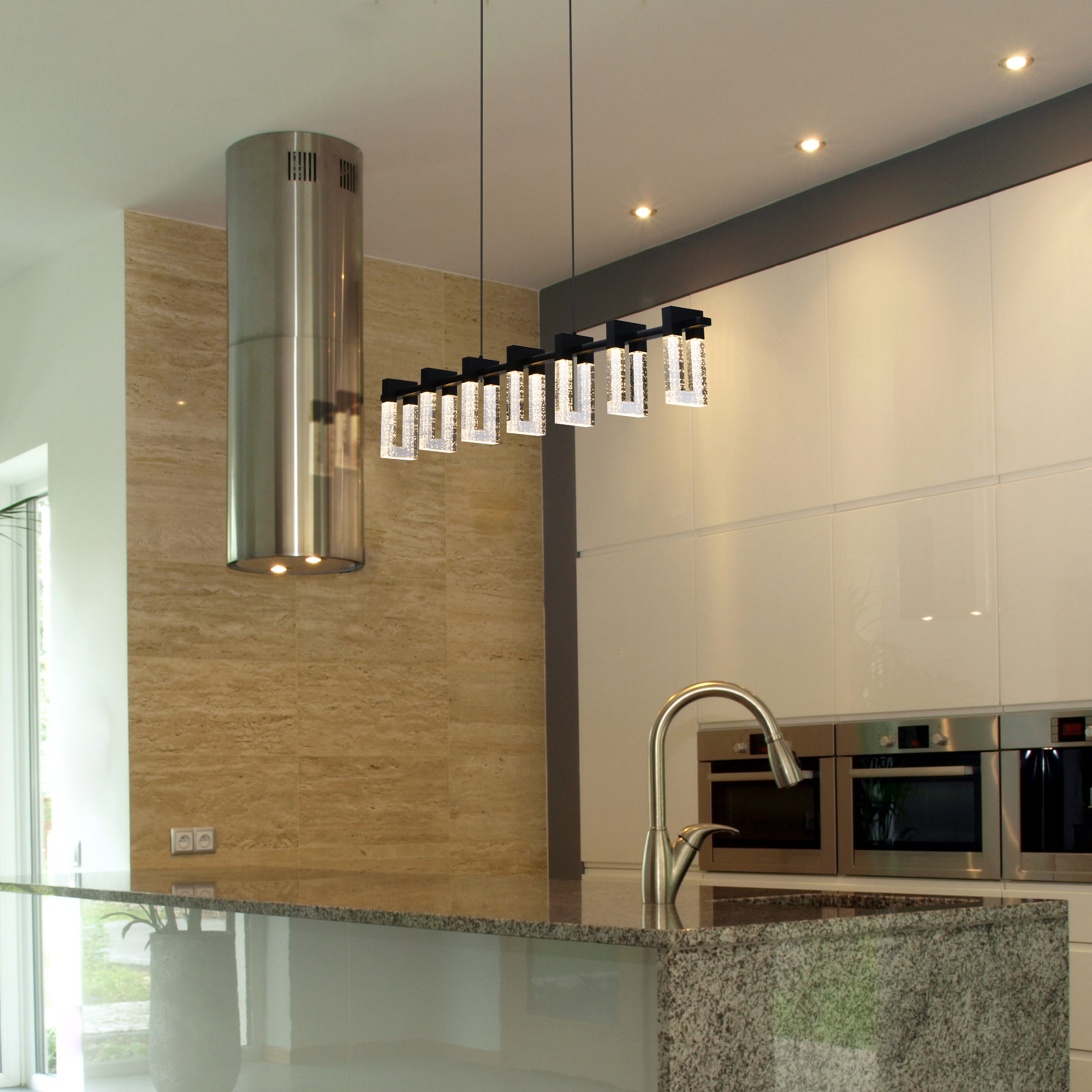 VONNLighting Sorrento 40-in 7-Light Height Adjustable ETL Certified ...