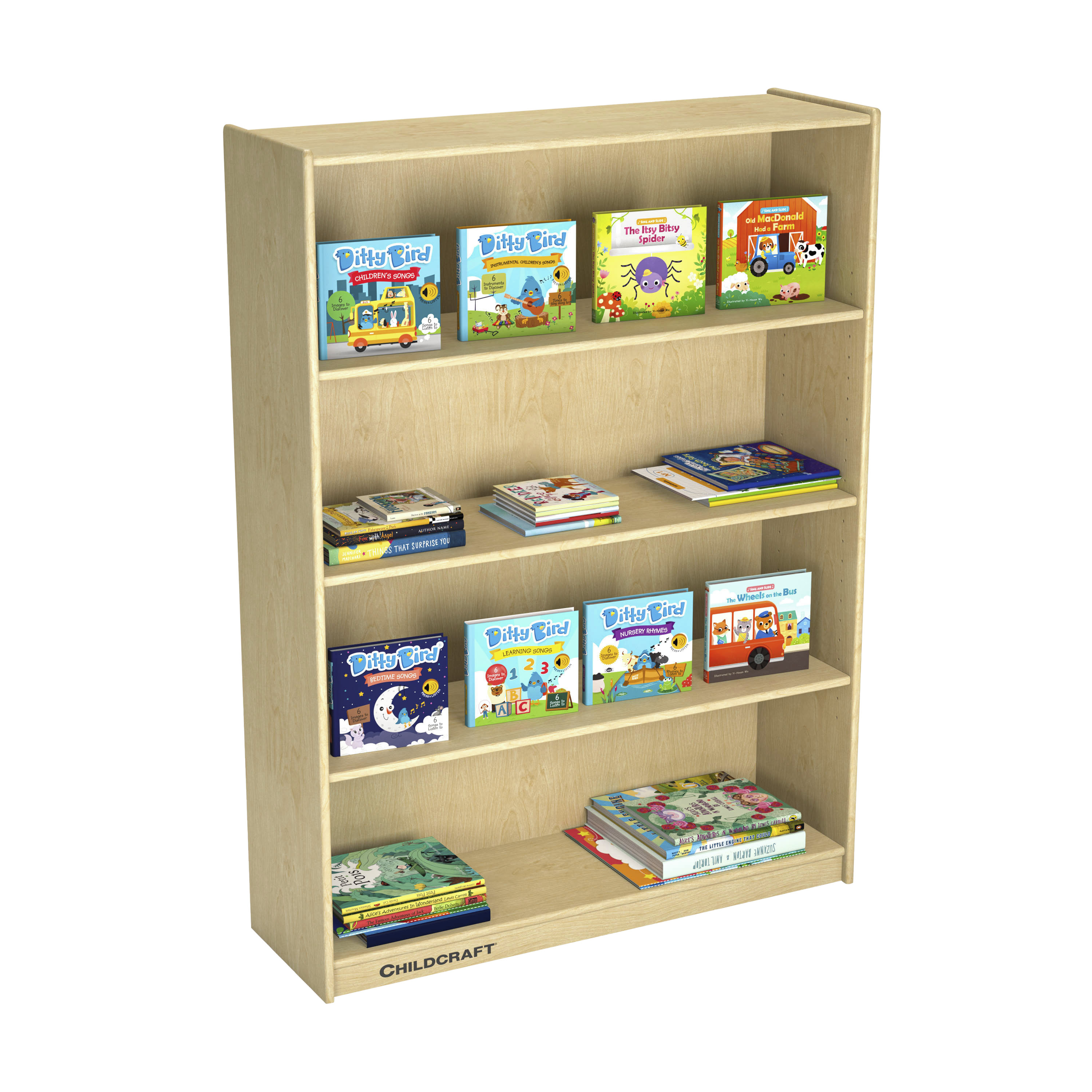 Childcraft 48'' H X 35.75'' W Chip Resistant Kids Bookcase | Wayfair