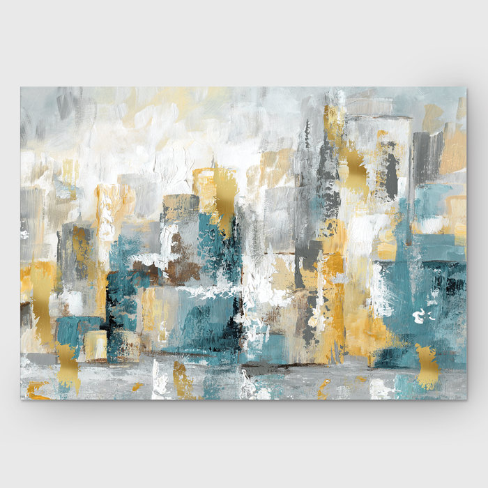 Wade Logan® City Views I On Canvas Painting & Reviews | Wayfair