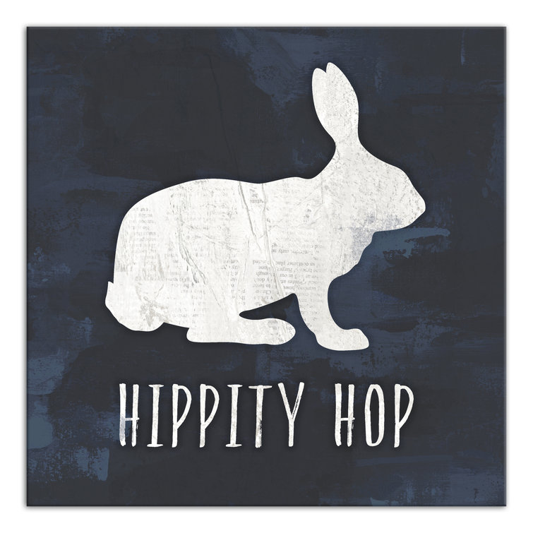 The Holiday Aisle® Hippity Hop Chalkboard Easter Rabbit - Wrapped ...