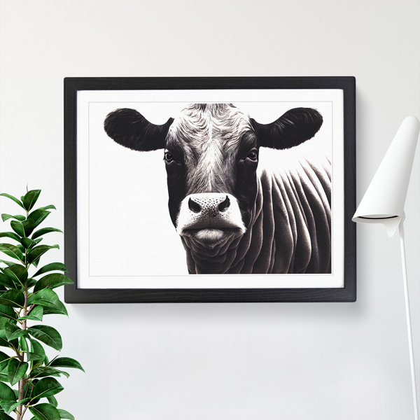 Brambly Cottage Swell Cow - Single Picture Frame Graphic Art | Wayfair ...
