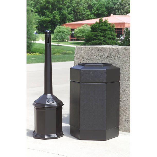 Commercial Zone Smokers' Outpost Seated Cigarette Receptacle & Reviews ...