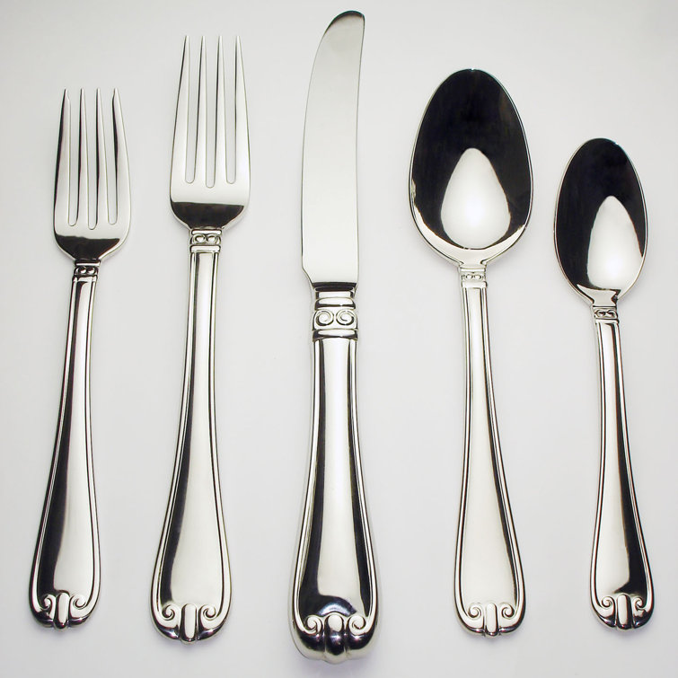 David Shaw Silverware Stainless Steel Flatware Set - Service for 4 ...