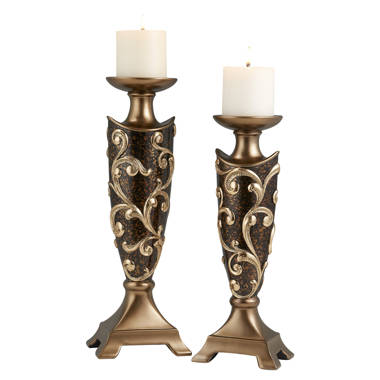 Mercer41 Barrett 2 Piece Candlestick Set | Wayfair