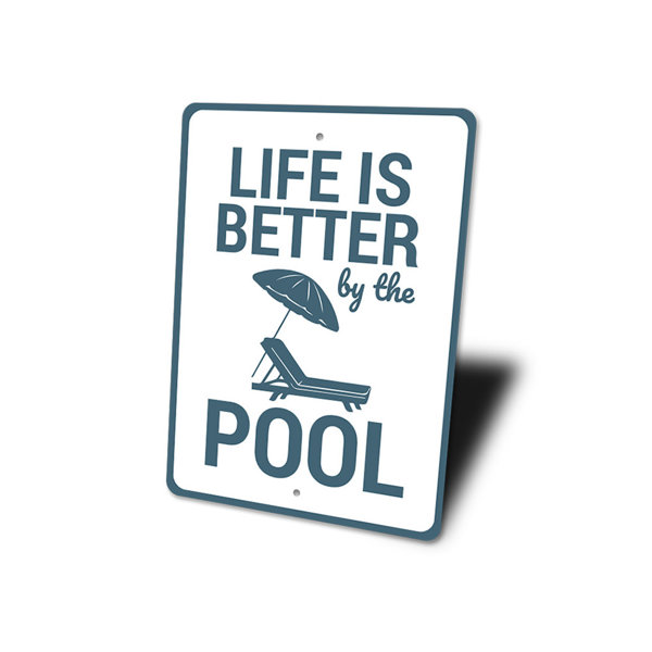 Outdoor-pool-signs | Wayfair