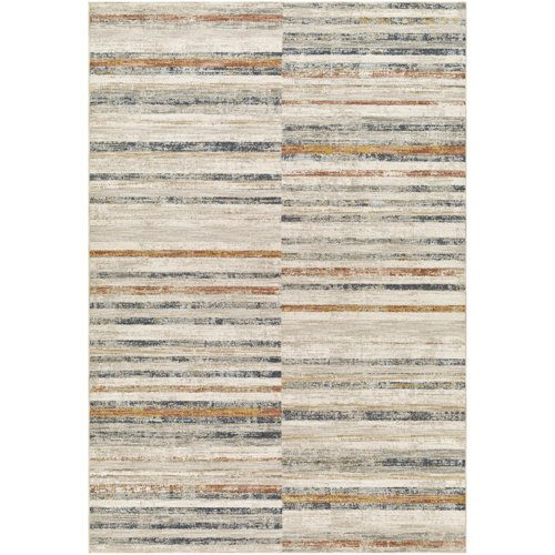 17 Stories Performance Brown/Gray Rug | Wayfair